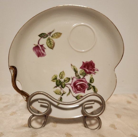 Lefton | Dining | Vintage Lefton China Floral Snack Plates Set Of 4 ...